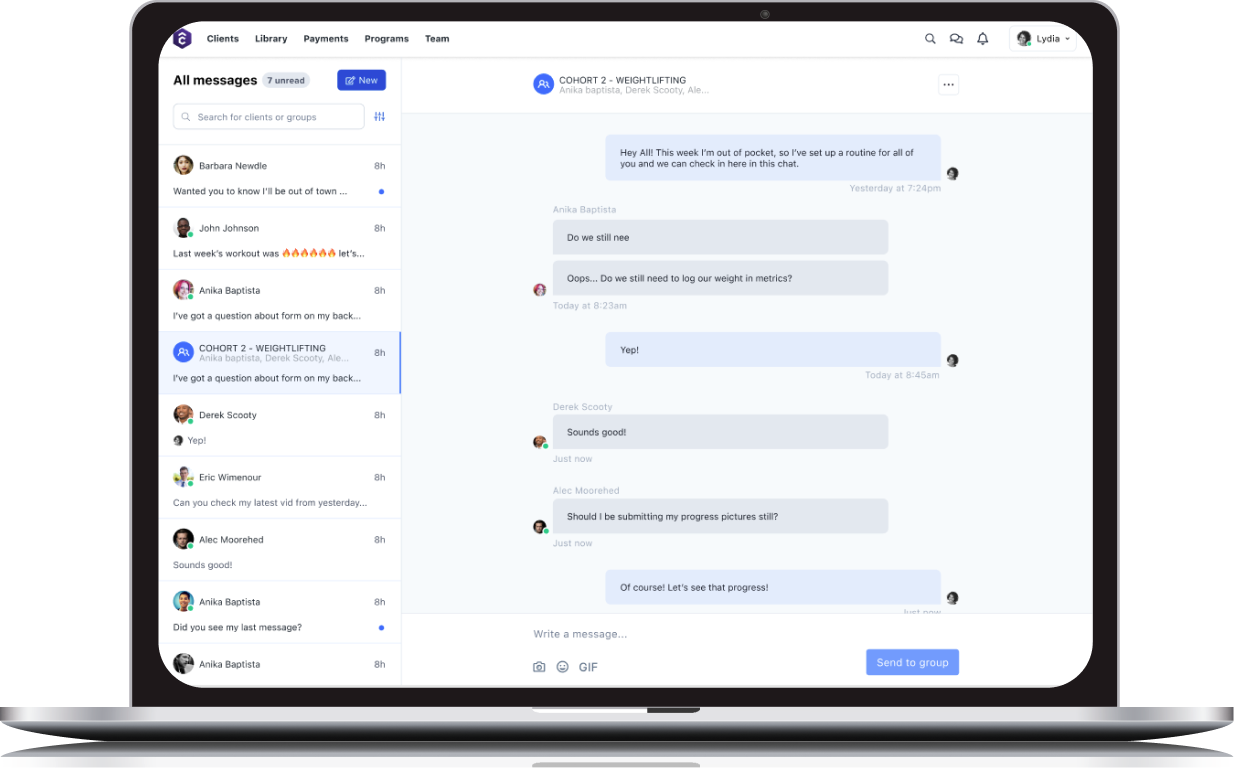 Client Management With Integrated Communication Tools