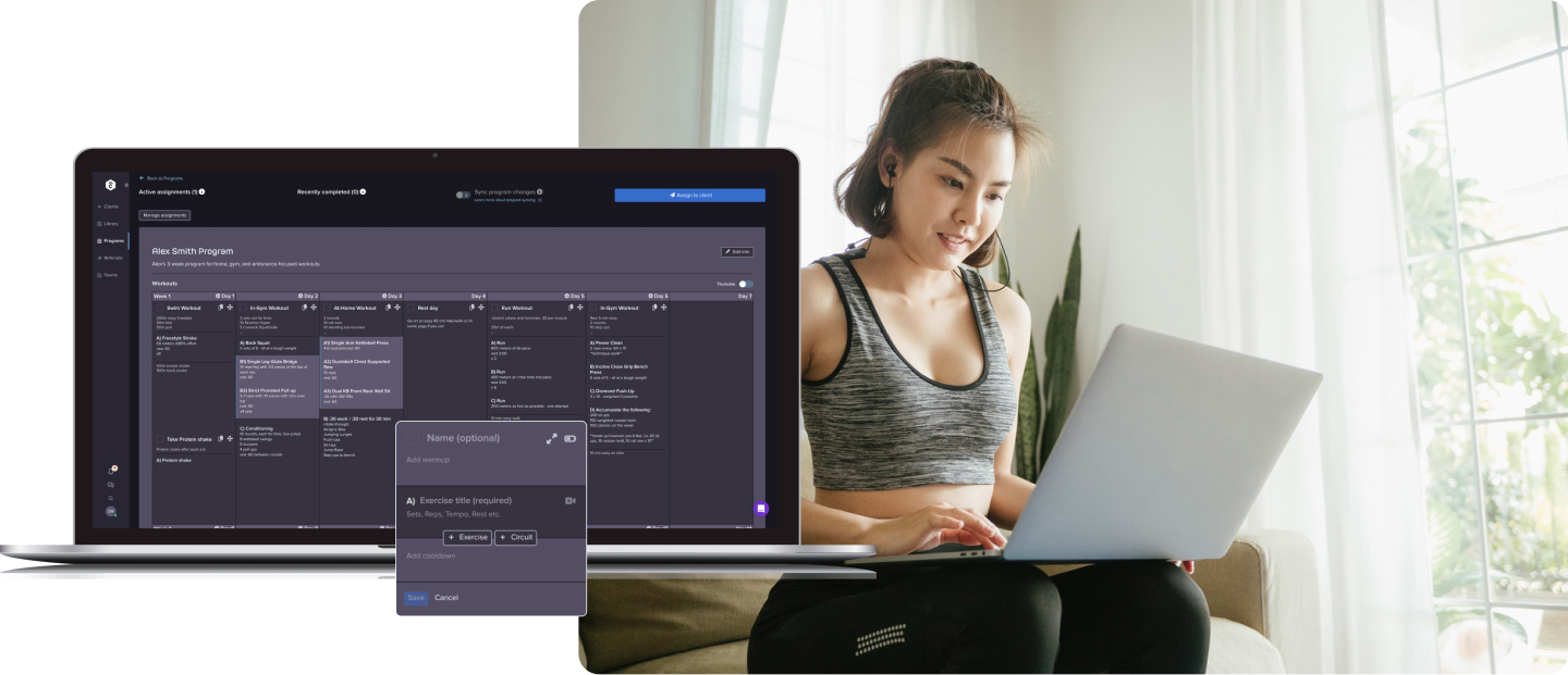 Program and Workout Builder - TrueCoach